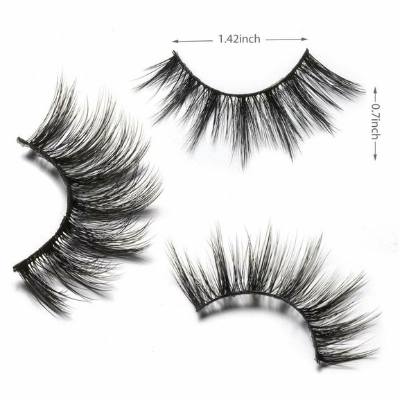 Makeup | 3pairs 3d Wispy False Eyelashes Handmade Reusable | Poshmark